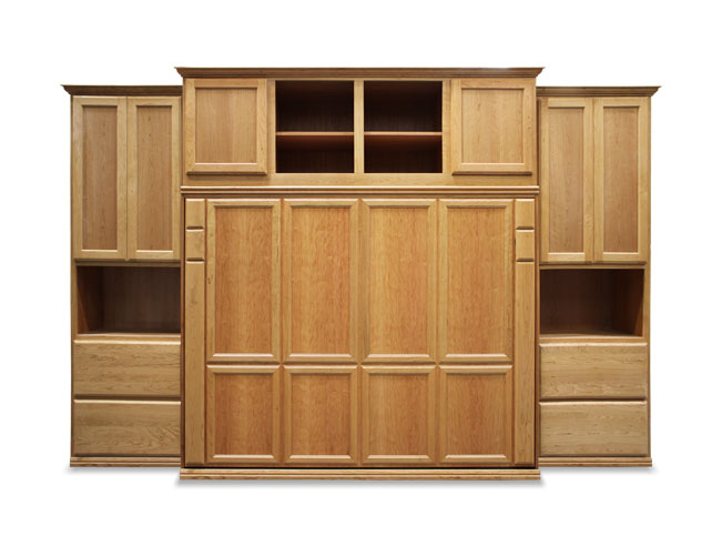 Side mount queen murphy bed store